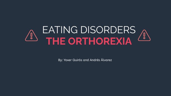 Orthorexia | Genially