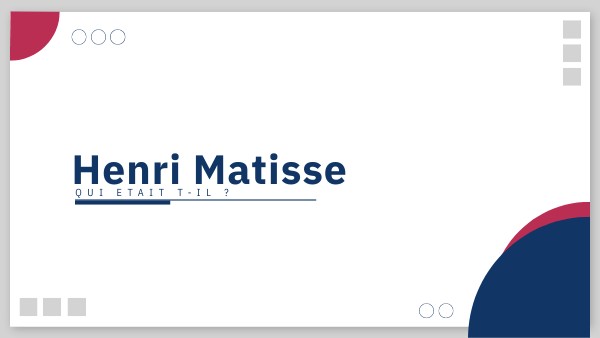 Henri Matisse HDA 2024 | Genially