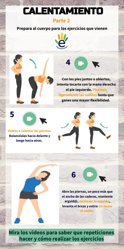 CALENTAMIENTO SEGUNDA PARTE | Genially