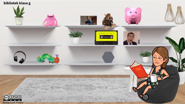 Virtual library EDITABLE | Genially