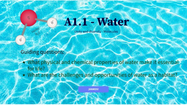 A1.1_Water_SL | Genially
