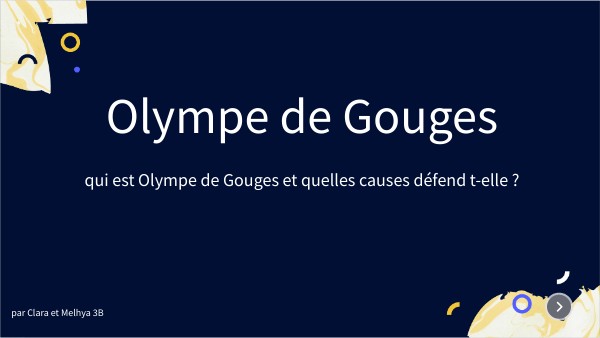 Olympe de Gouges | Genially