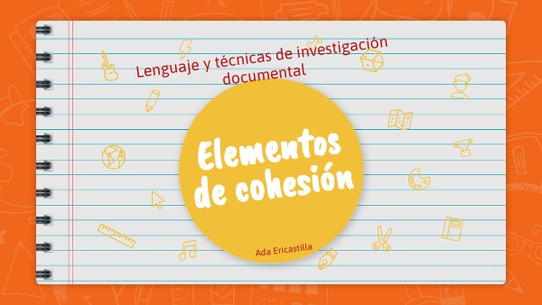 Elementos de cohesión