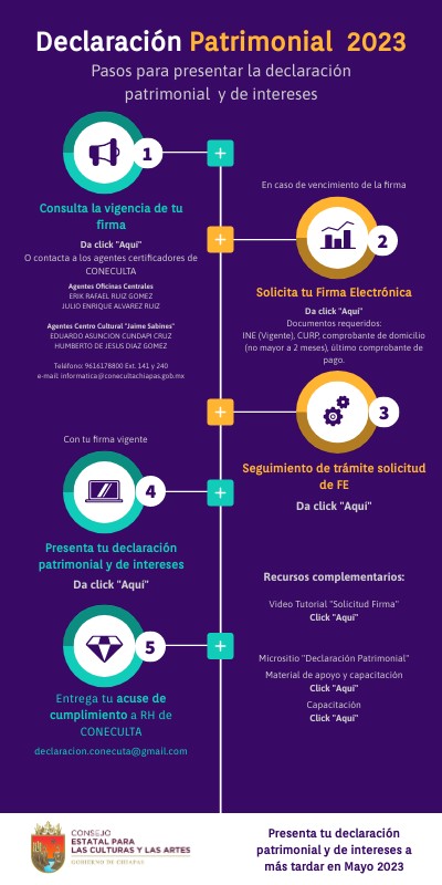 Declaración Patrimonial CONECULTA | Genially