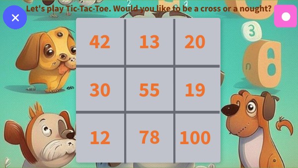 Tic-Tac-Toe. Numbers | Genially