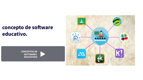 CONCEPTOS DE SOFTWARE EDUCATIVO