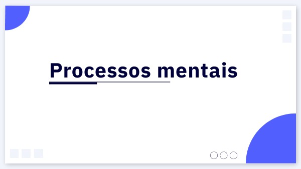 Processos Mentais | Genially