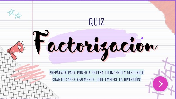 Factorización. | Genially