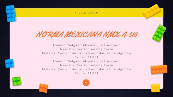 NORMA MEXICANA NMX-A-310