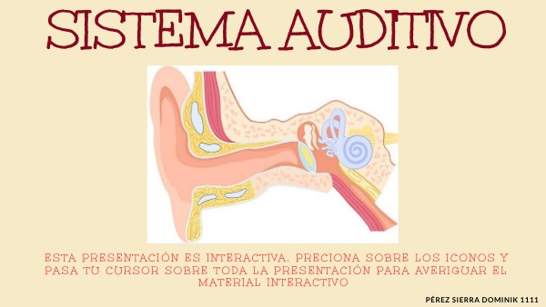 SISTEMA AUDITIVO | Genially