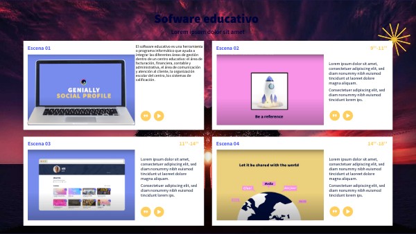 Software educativo | Genially