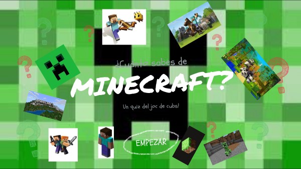 QUIZ CUÁNTO SABES DE MINECRAFT | Genially
