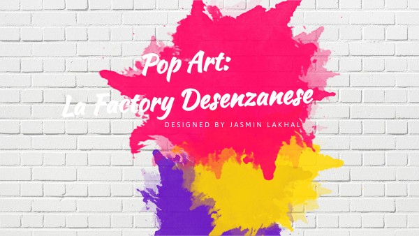 Presentazione pop art