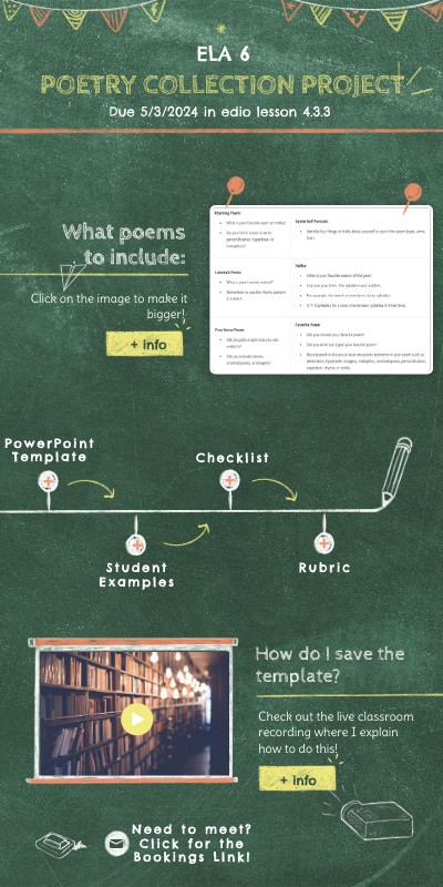 Poetry Collection Project | Genially