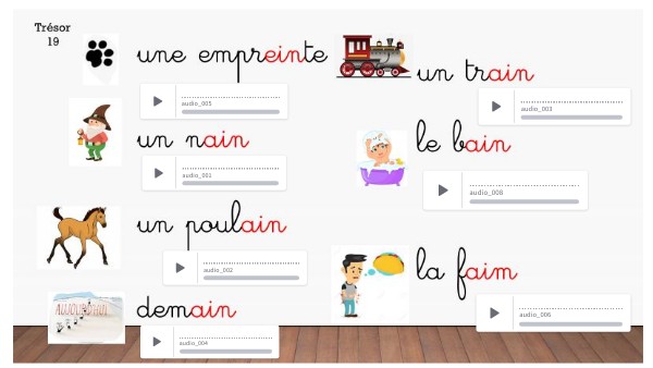 3) Dictée 19 son [ain}, secondes | Genially