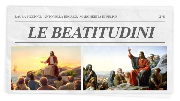 LE BEATITUDINI