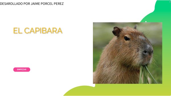 PRESENTACIÓN capibaras | Genially