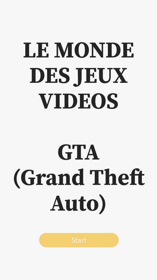 Présentation interactive basique mobile | Genially