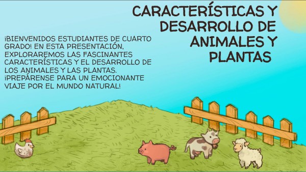 Animales y plantas. | Genially