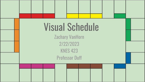 Visual Schedule | Genially
