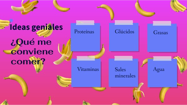¿Qué me conviene comer? | Genially