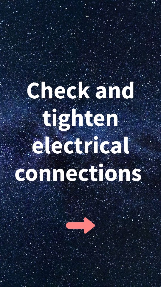 AC_Check and tighten electrical connections