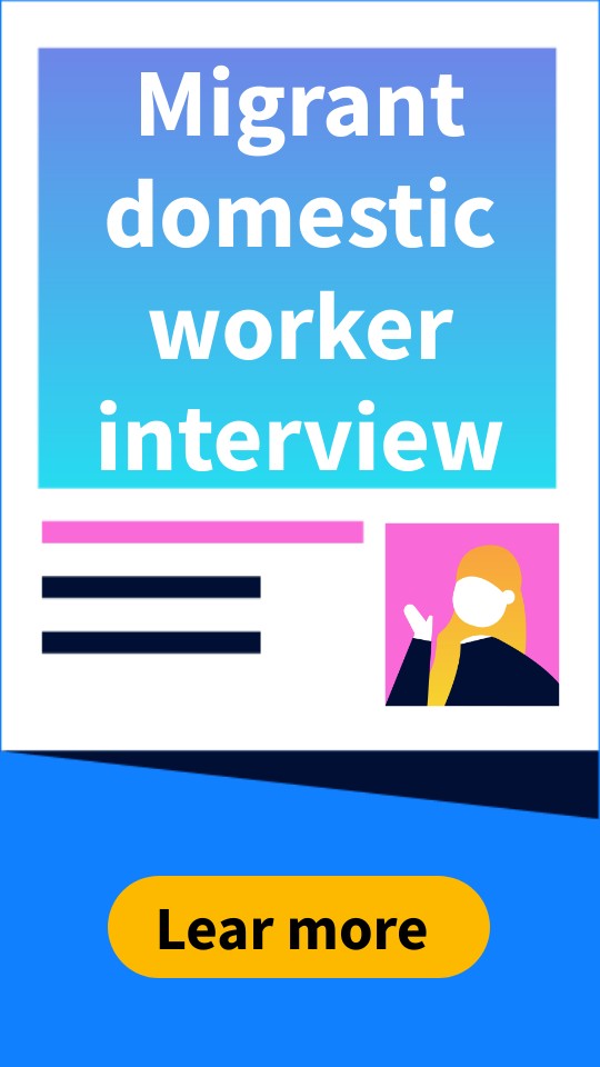 Migrant domestic worker interview | Genially