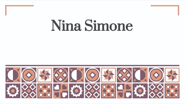 Nina Simone Oral Brevet | Genially