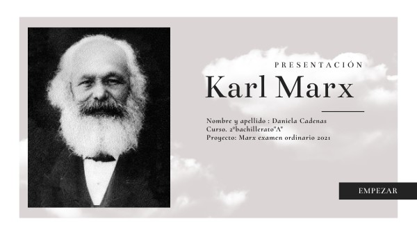 PRESENTACIÓN KARL MARX | Genially