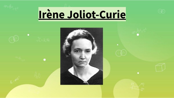 Irène Joliot-Curie
