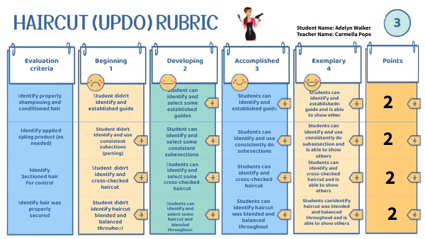 EVALUATION RUBRIC