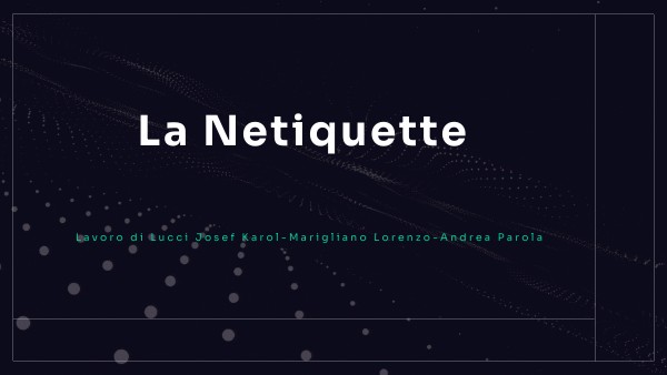 La netiquette | Genially