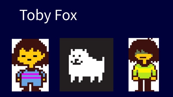 Toby Fox presentation | Genially