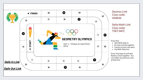 DMCE OLYMPICS BOARD GAME
