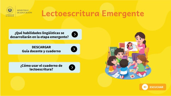 Lectoescritura Emergente - El Salvador | Genially