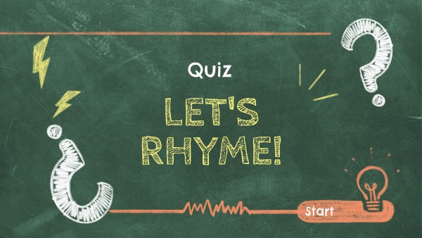 Let's Rhyme! | Genially