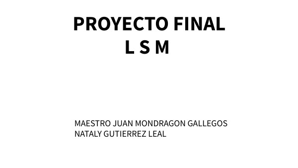 PROYECTO FINAL 5 | Genially