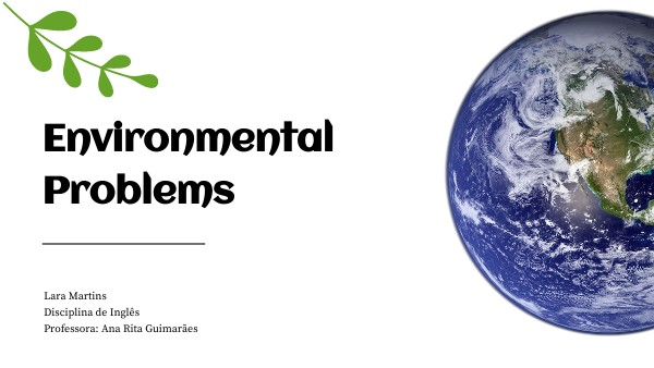 Environmental Problems | Genially