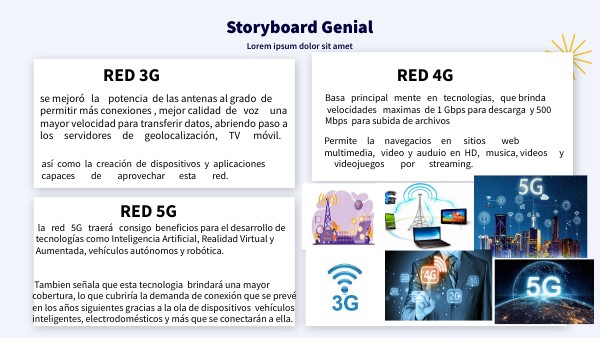 RED 3G, 4G Y 5G | Genially