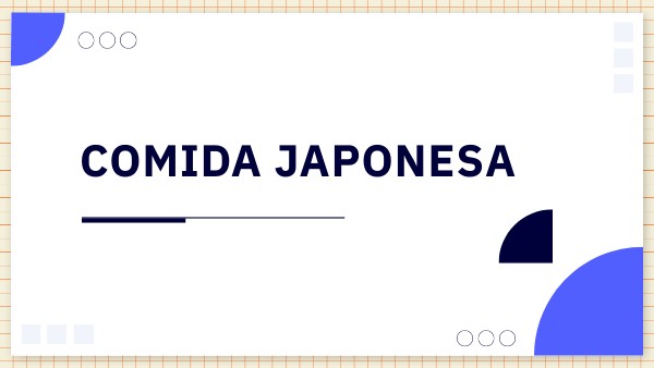 COMIDA JAPONESA