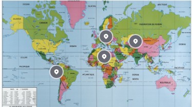 carte intéractive semaine thématique | Genially