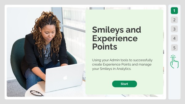 Smileys and Experience Points | Genially