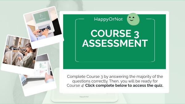 Course 3 Assessment First Page