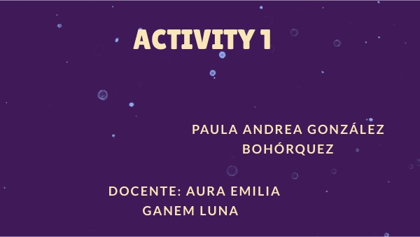 activity 1