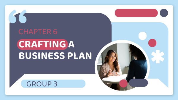 CRAFTING A BUSINESS PLAN