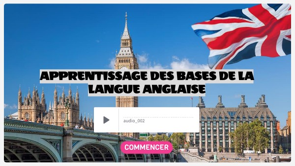 Apprentissage de l'anglais