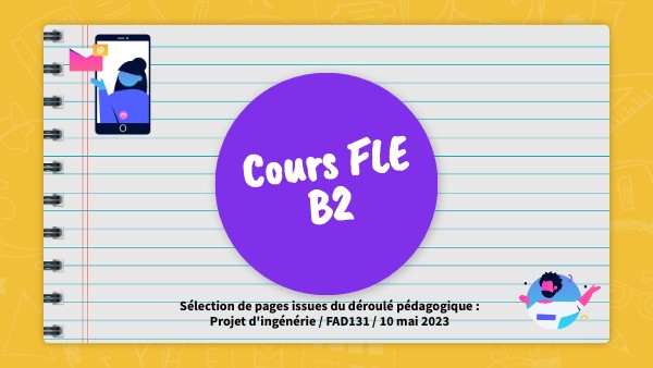 COURS DE FLE B2 | Genially