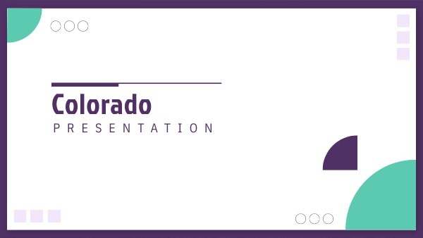 Colorado presentation