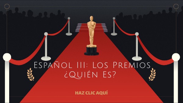 El premio ¿Quién es? | Genially