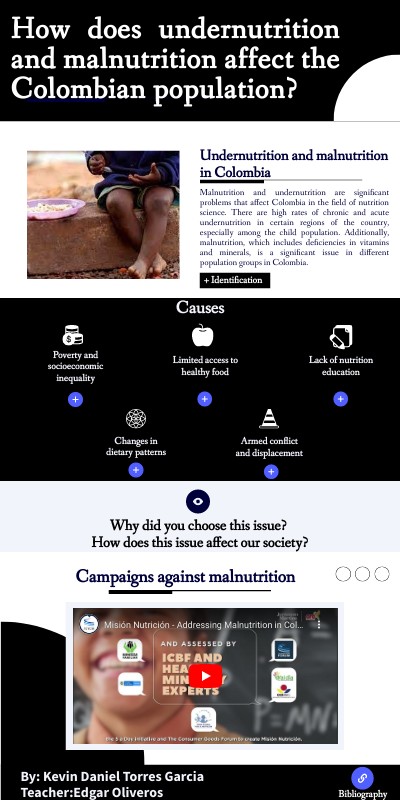 Undernutrition and malnutrition in Colombia | Genially